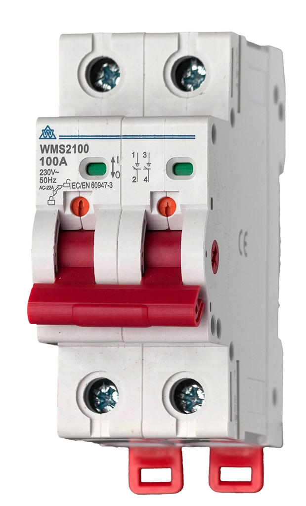 2 Pole 100A Main Switch – BS EN 60947-3 Compliant Power Isolator