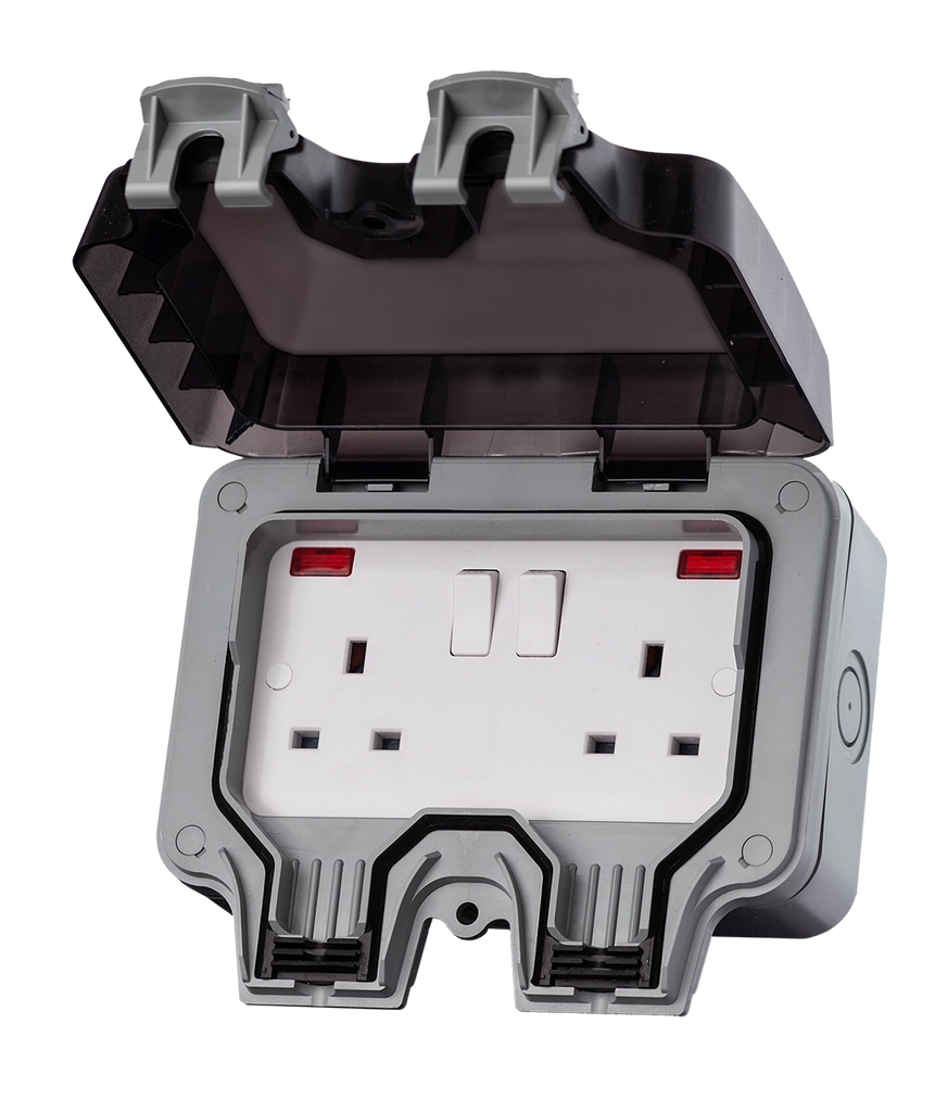 1 Gang 13A IP66 Weatherproof Socket – WPS113 | Outdoor Socket