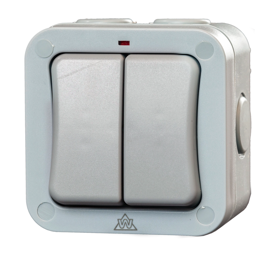 20A Weatherproof IP65 1 Gang Retractive Switch – WS1GR | Outdoor Bell ...