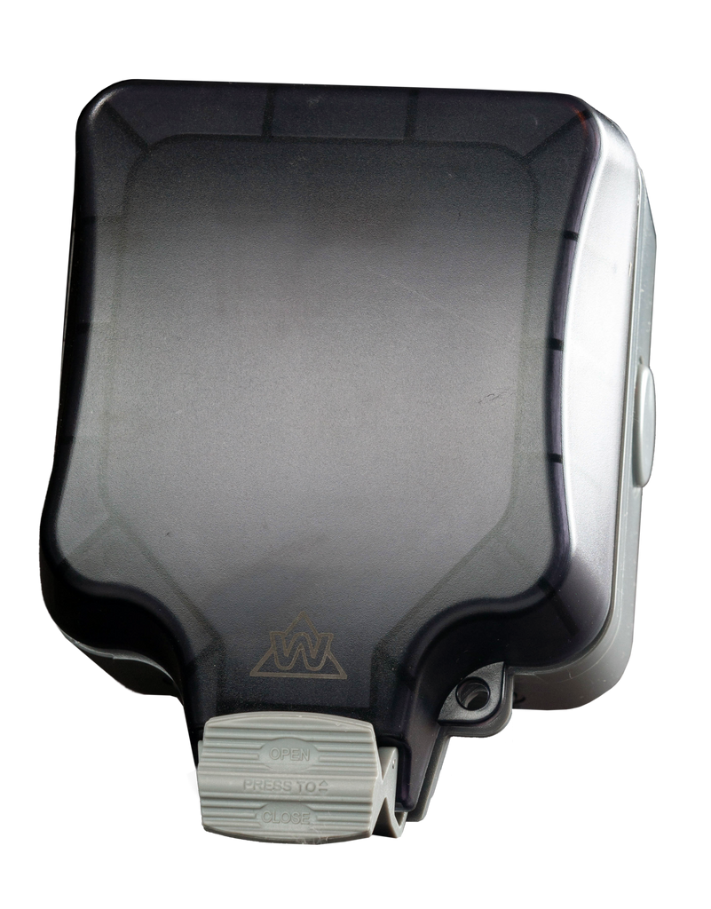 IP66 1 Gang Weatherproof Socket – power-and-data-uk