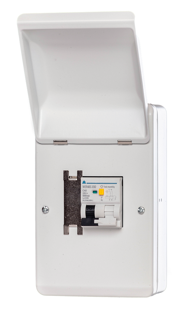 3 Way EV RCBO Enclosure – 40A Type C | Type A High Immunity | Power ...