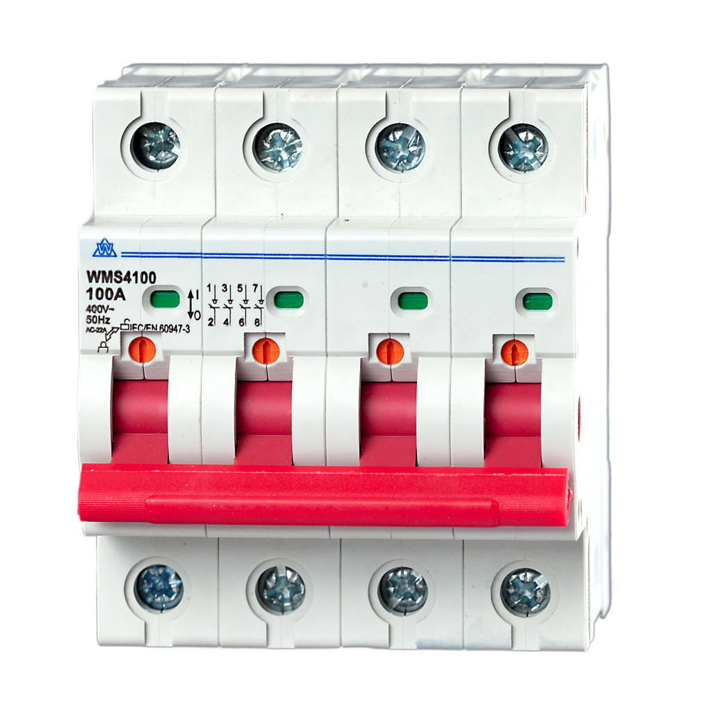 4 Pole 100A Main Switch – power-and-data-uk
